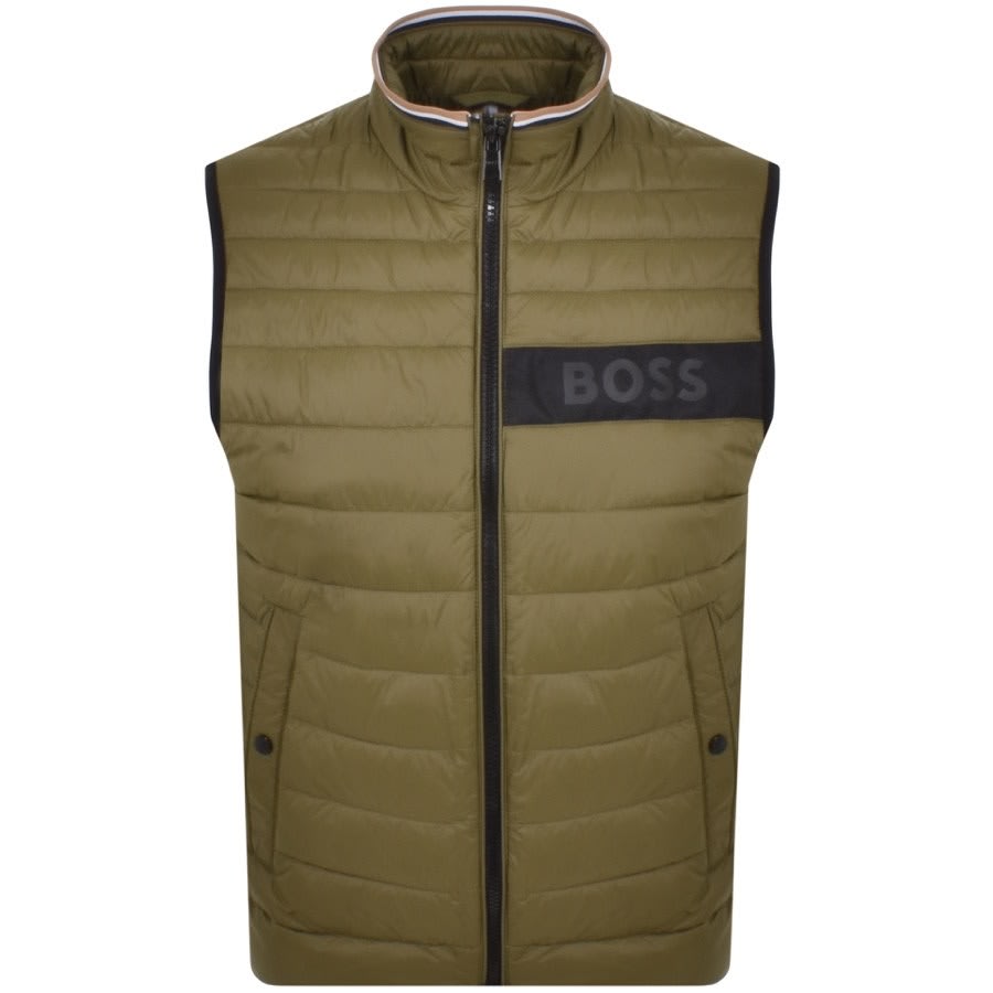BOSS Darolan Gilet Green | Mainline Menswear Ireland