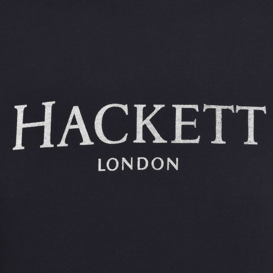 Hackett London Logo Hoodie Navy | Mainline Menswear Australia