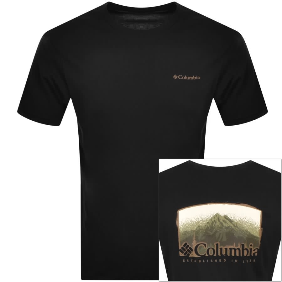 Columbia Rapid Ridge Back Graphic T Shirt Black | Mainline Menswear