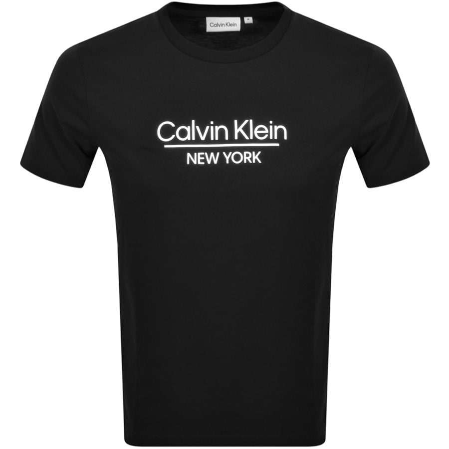 Calvin Klein Logo T Shirt Black | Mainline Menswear United States