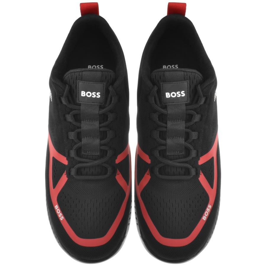 BOSS Titanium Runn Trainers Black | Mainline Menswear