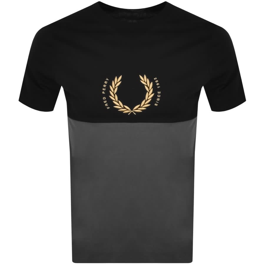 Fred Perry Logo T Shirt Black | Mainline Menswear