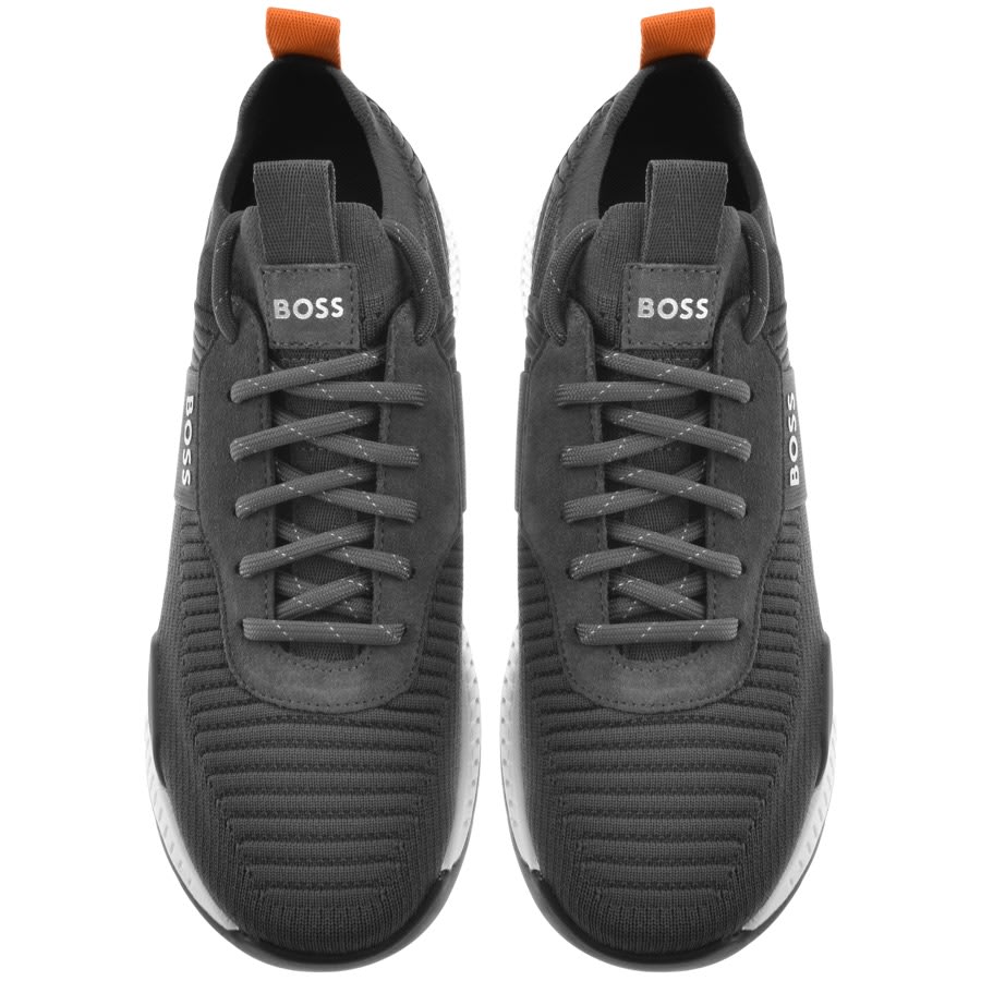 BOSS Titanium Runn Trainers Grey | Mainline Menswear