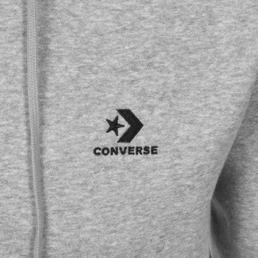 Converse Star Chevron Logo Hoodie Grey | Mainline Menswear