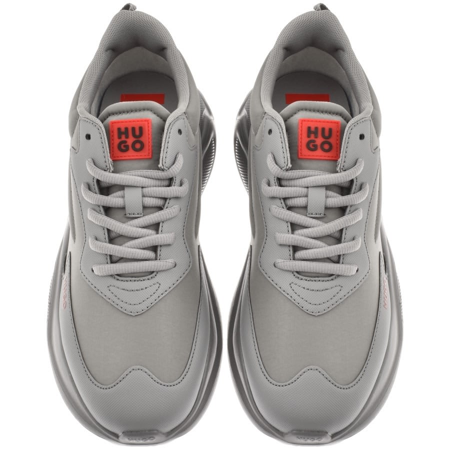 HUGO Leon Runn Trainers Grey | Mainline Menswear