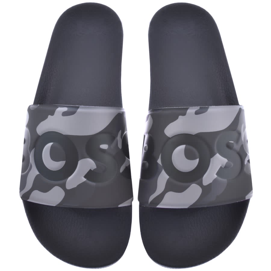 BOSS Aryeh Sliders Navy | Mainline Menswear United States