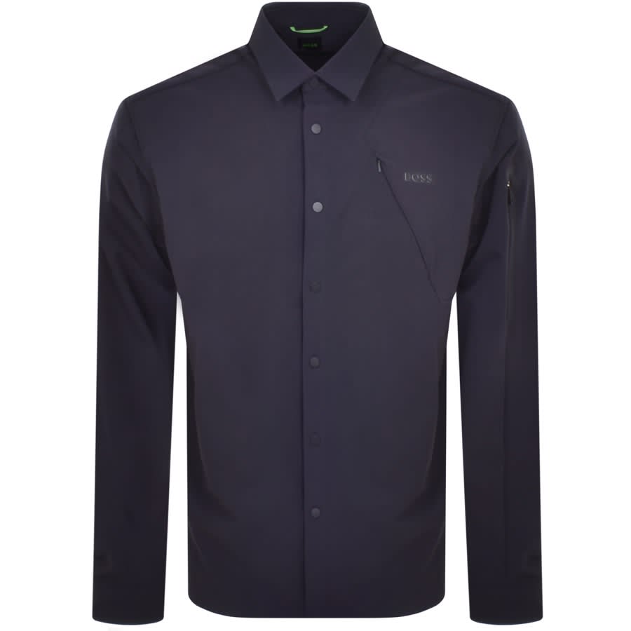 BOSS Balzo X Overshirt Navy | Mainline Menswear United States