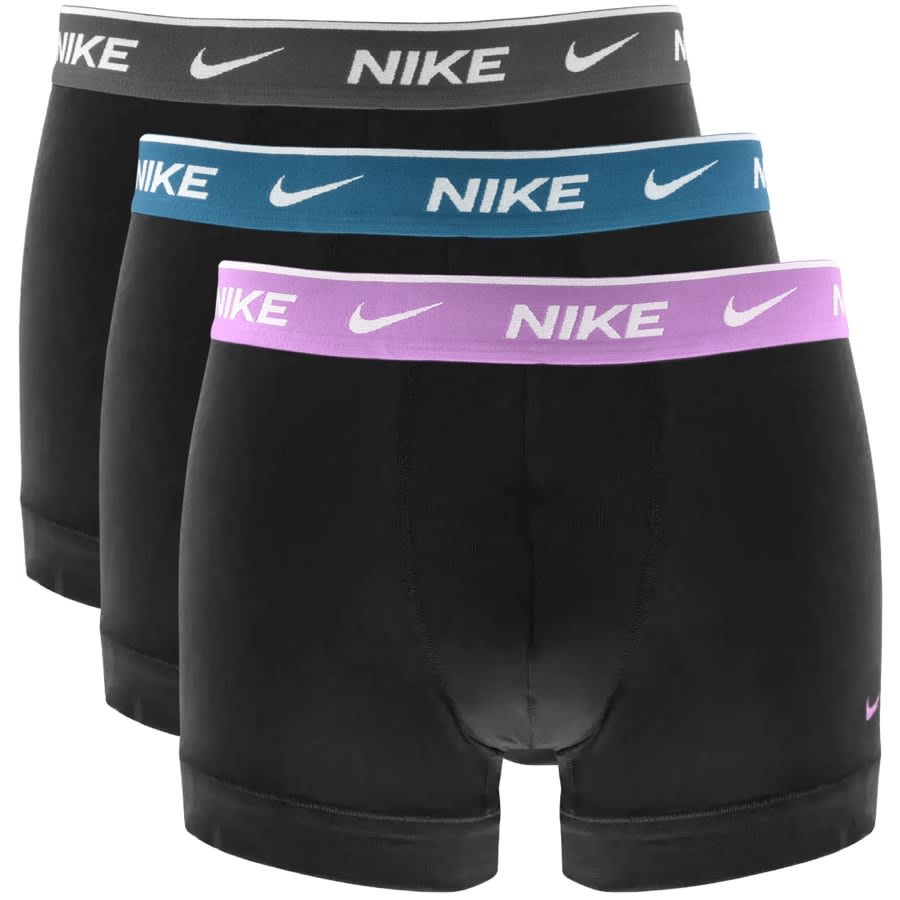 Nike Logo Three Pack Trunks Black | Mainline Menswear United States