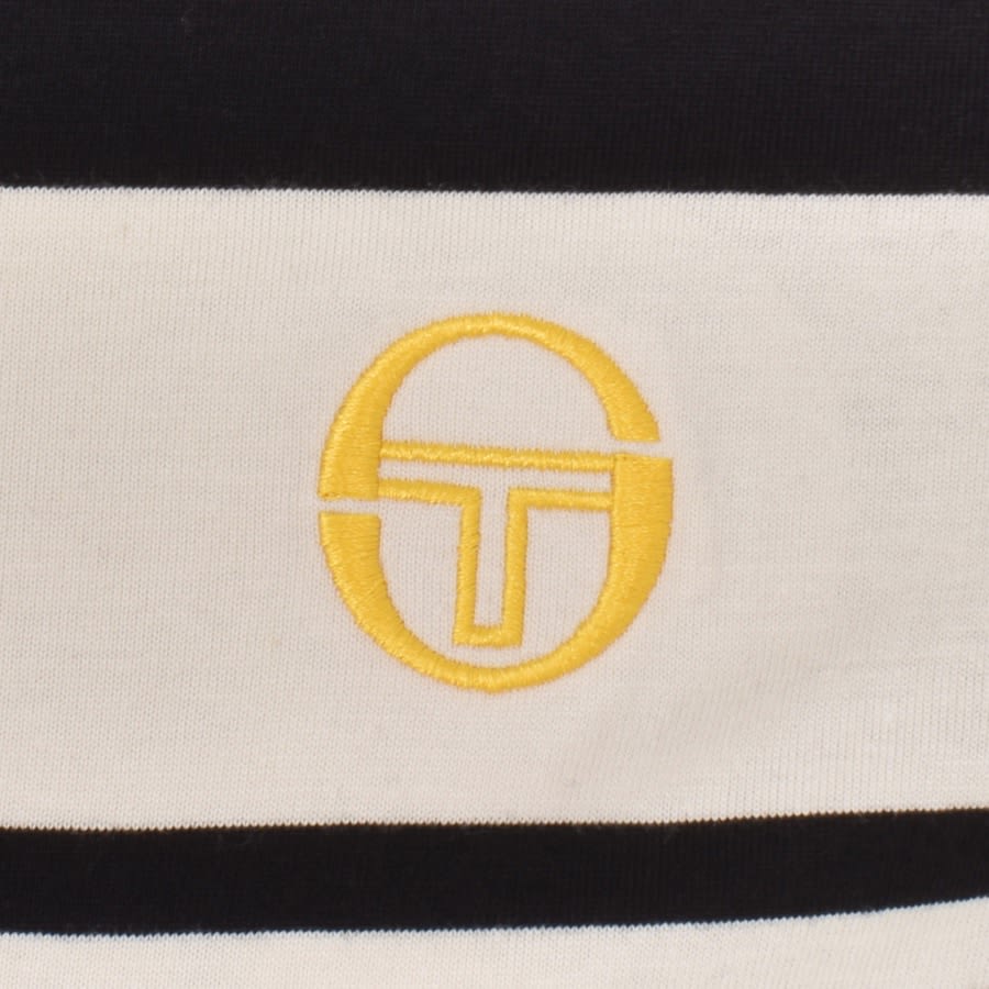 Sergio Tacchini Logo T Shirt Black | Mainline Menswear