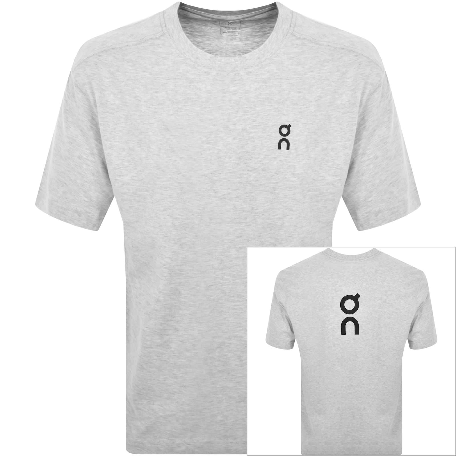On Running Club T Shirt Grey | Mainline Menswear