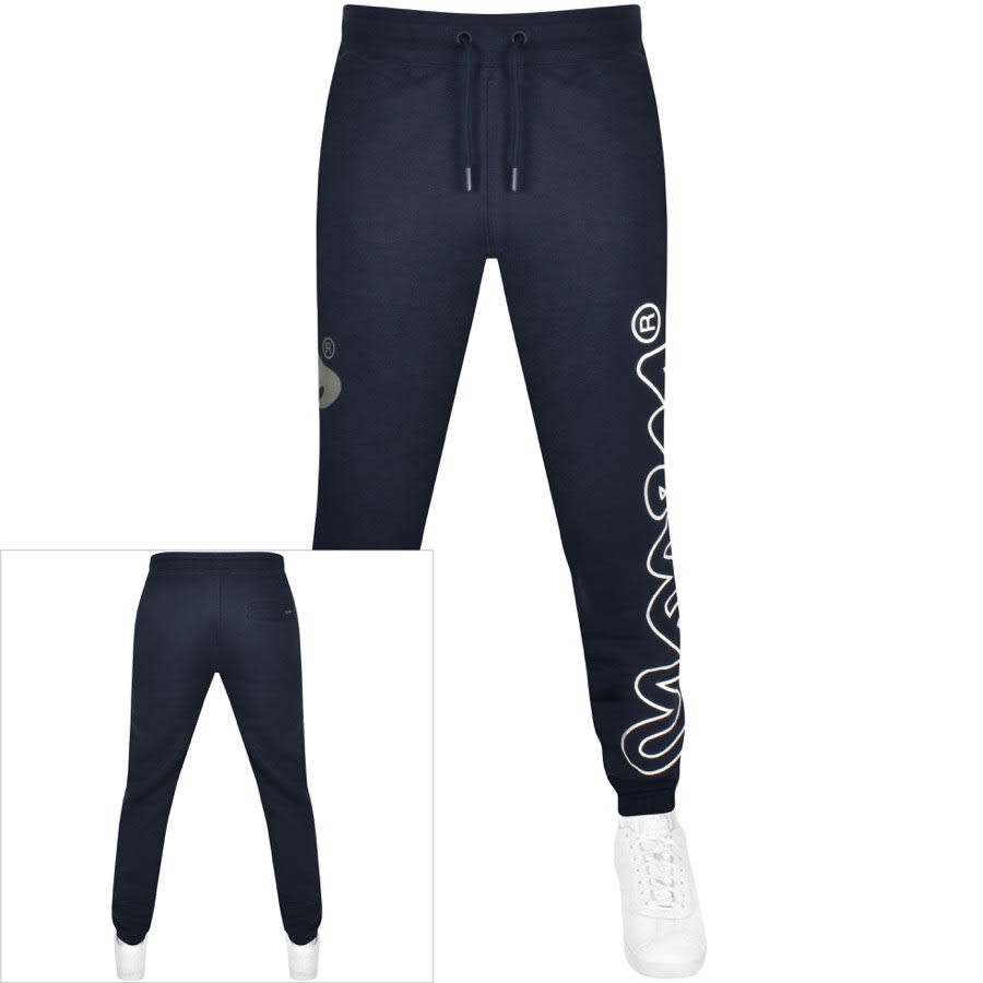 Money Logo Hooded Tracksuit Navy | Mainline Menswear Canada