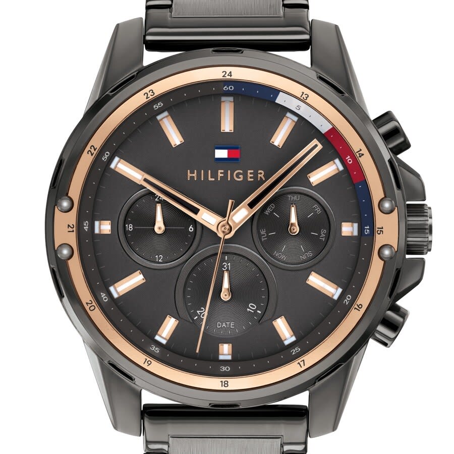 Tommy Hilfiger 1791790 Mason Analogue Watch Silver | Mainline Menswear