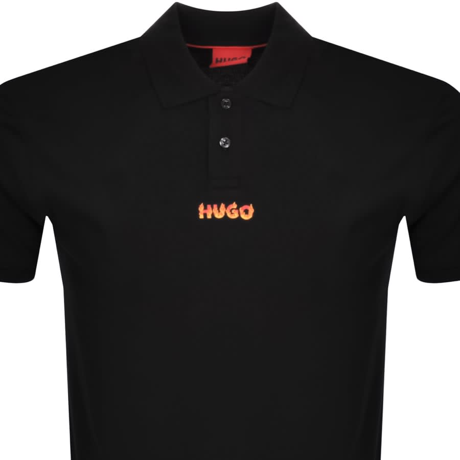HUGO Dalio Polo T Shirt Black | Mainline Menswear