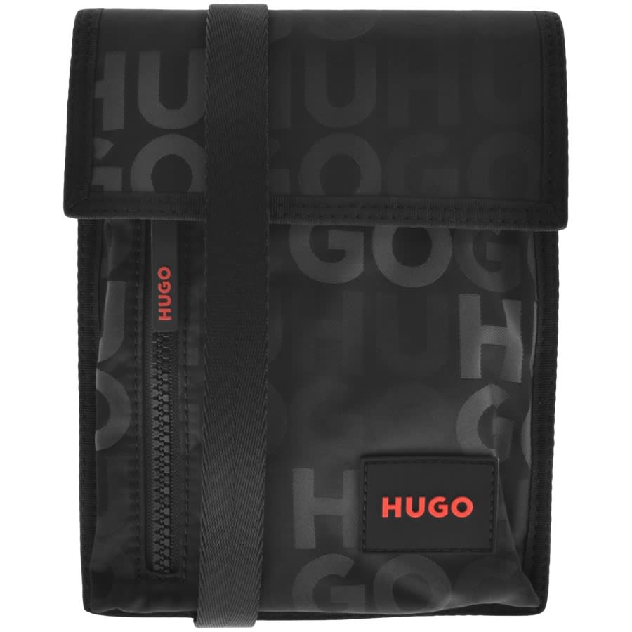 HUGO Ethon 2 Flap Bag Black | Mainline Menswear