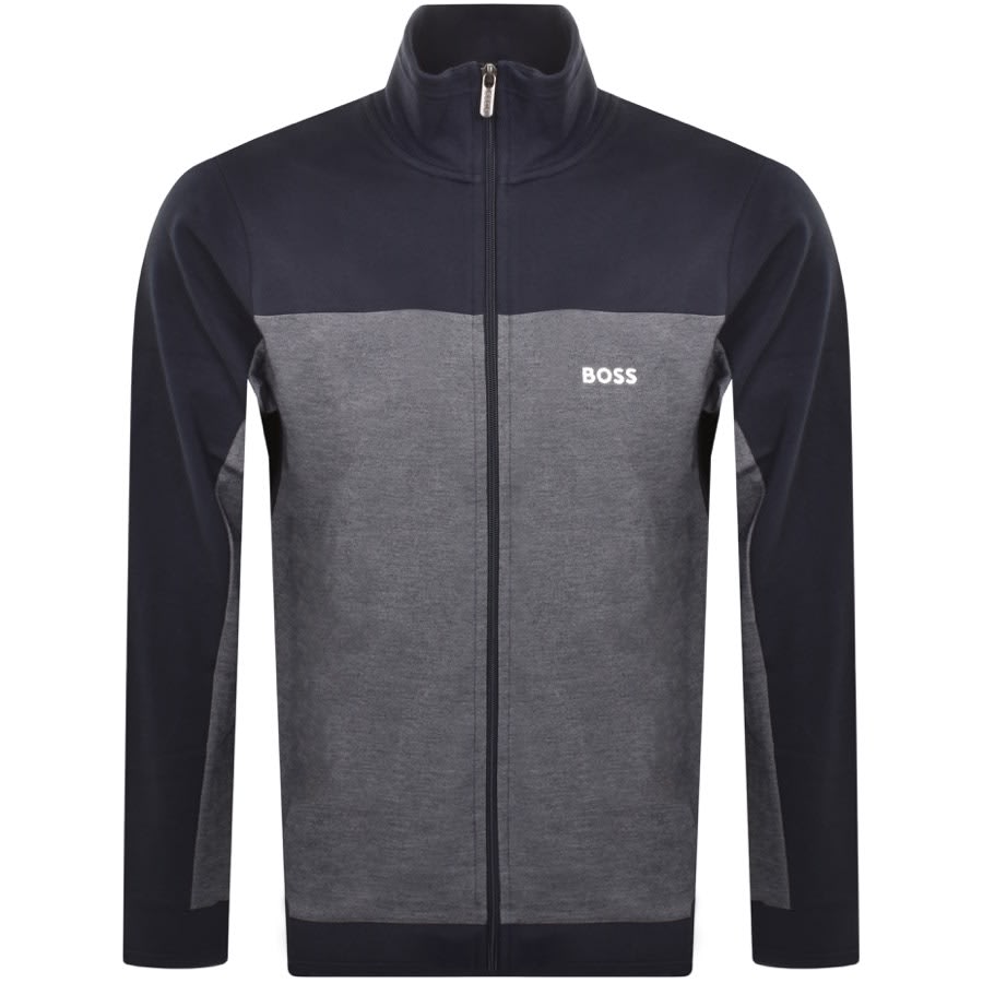 BOSS Full Zip Sweatshirt Navy | Mainline Menswear United States