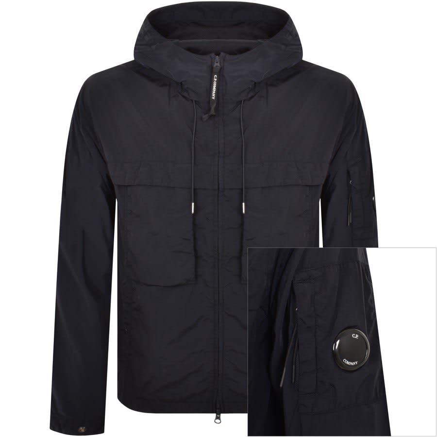 CP Company Chrome R Hooded Jacket Navy | Mainline Menswear Sweden