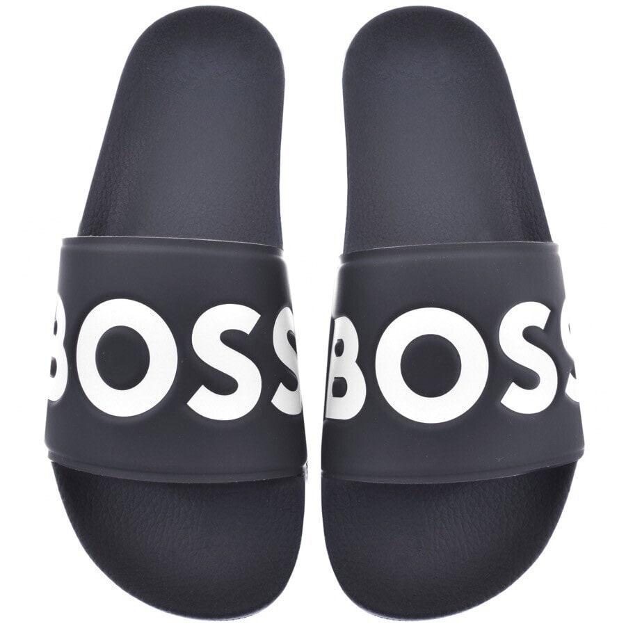 BOSS Aryeh Sliders Navy | Mainline Menswear United States