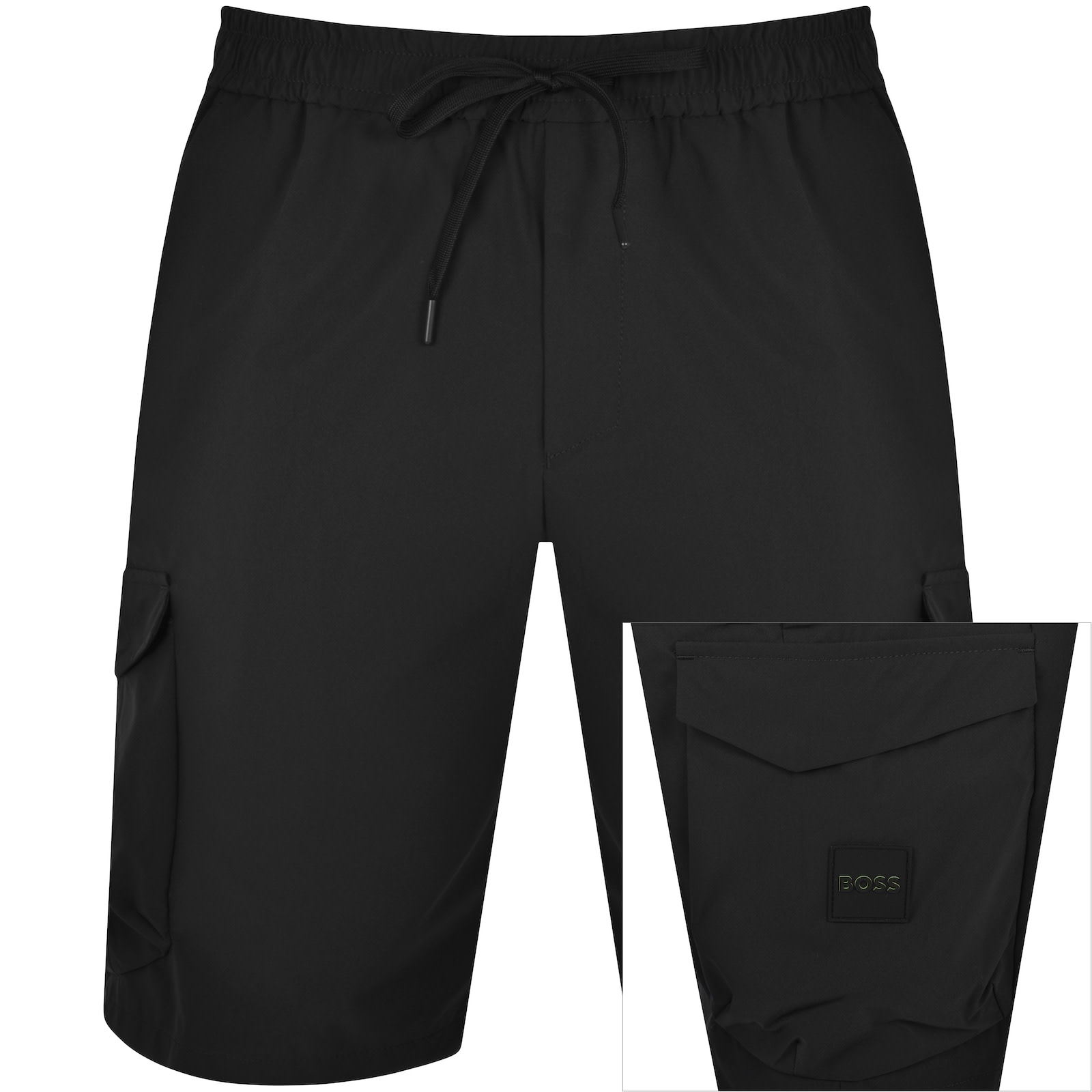 BOSS S Urbanex Cargo1 Shorts Black | Mainline Menswear