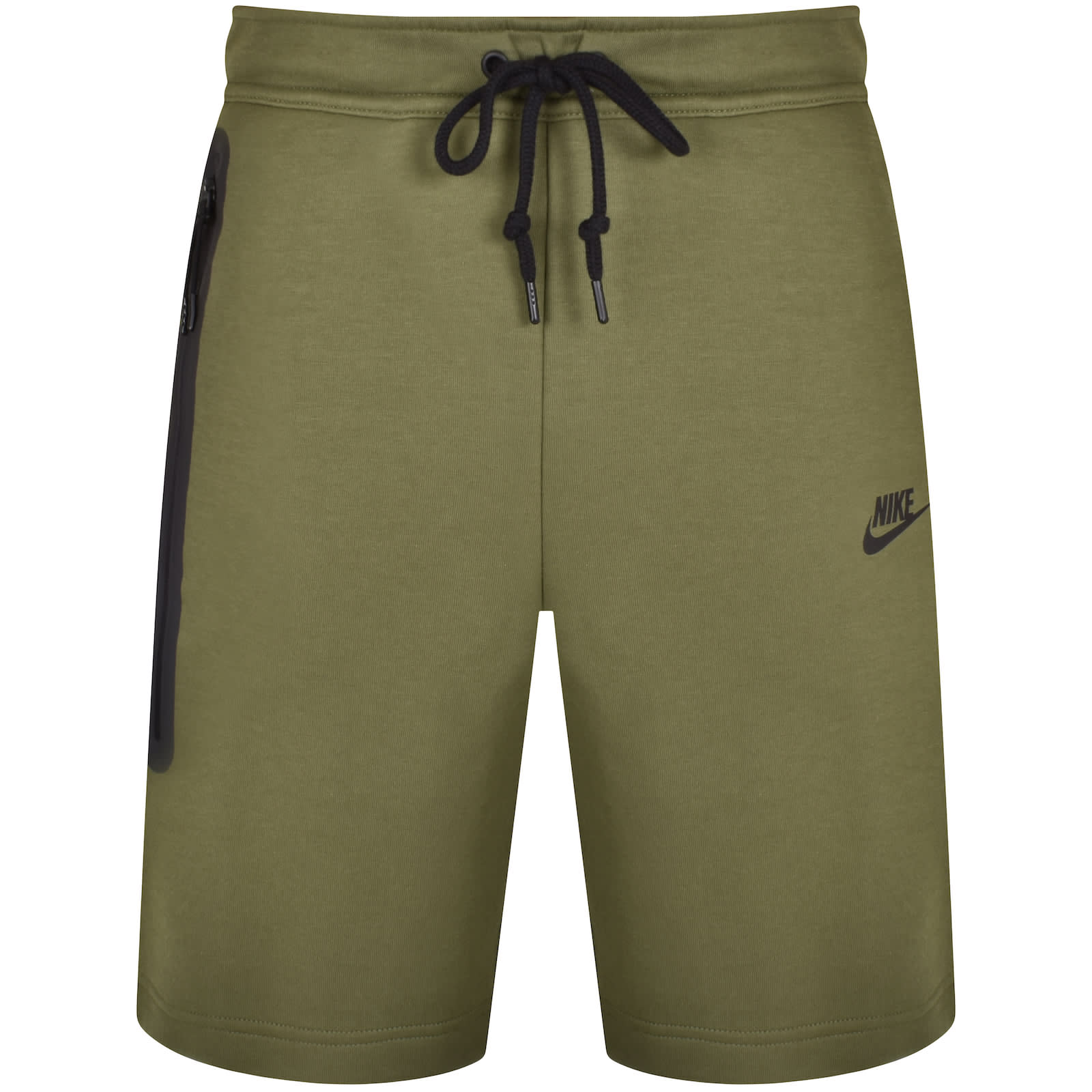 Nike Sportswear Tech Fleece Logo Shorts Green | Mainline Menswear