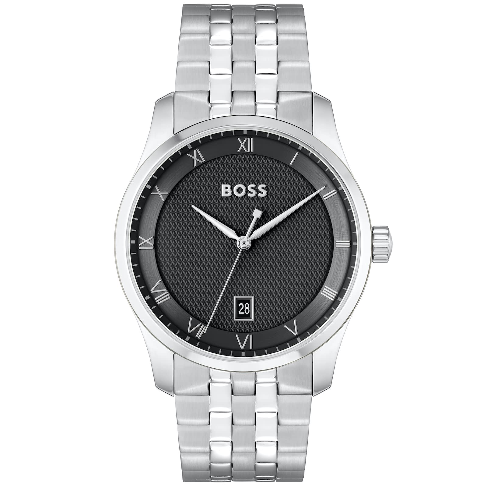 BOSS Principle Watch Silver | Mainline Menswear