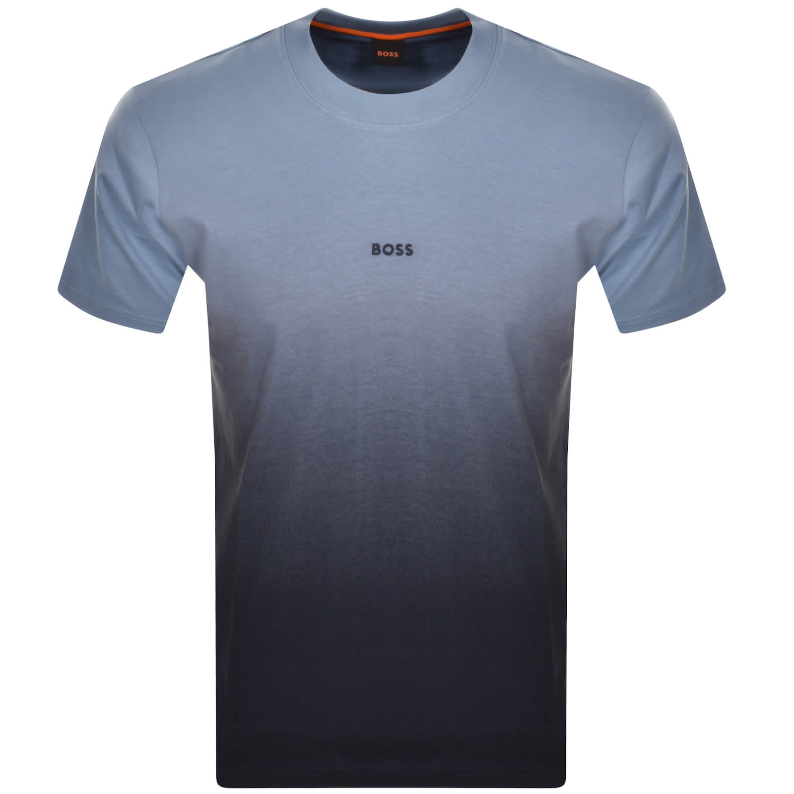 BOSS Pre Gradient T Shirt Blue | Mainline Menswear