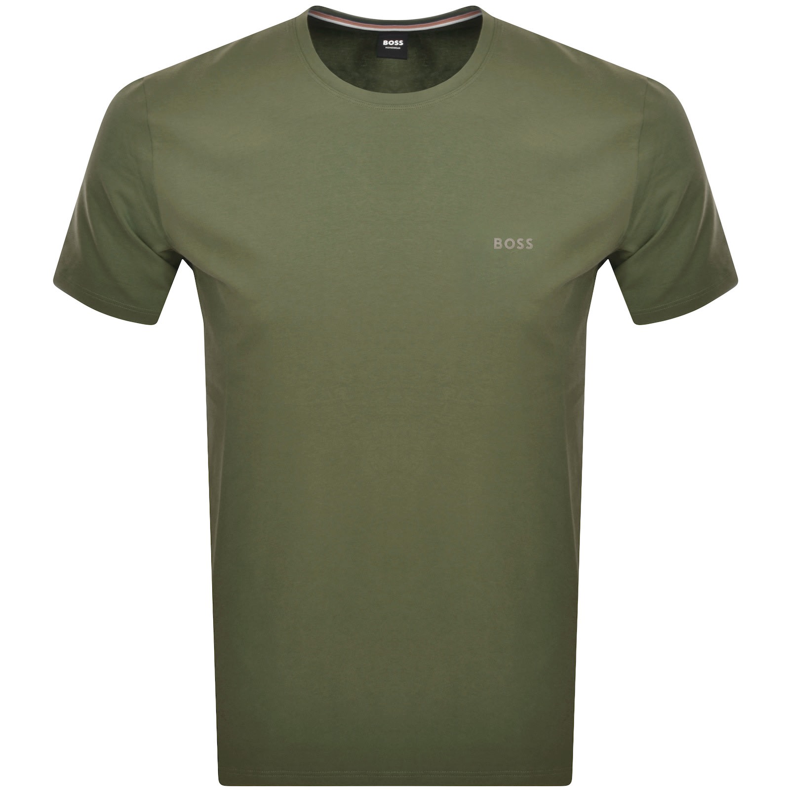 BOSS Thompson Logo T Shirt Green | Mainline Menswear