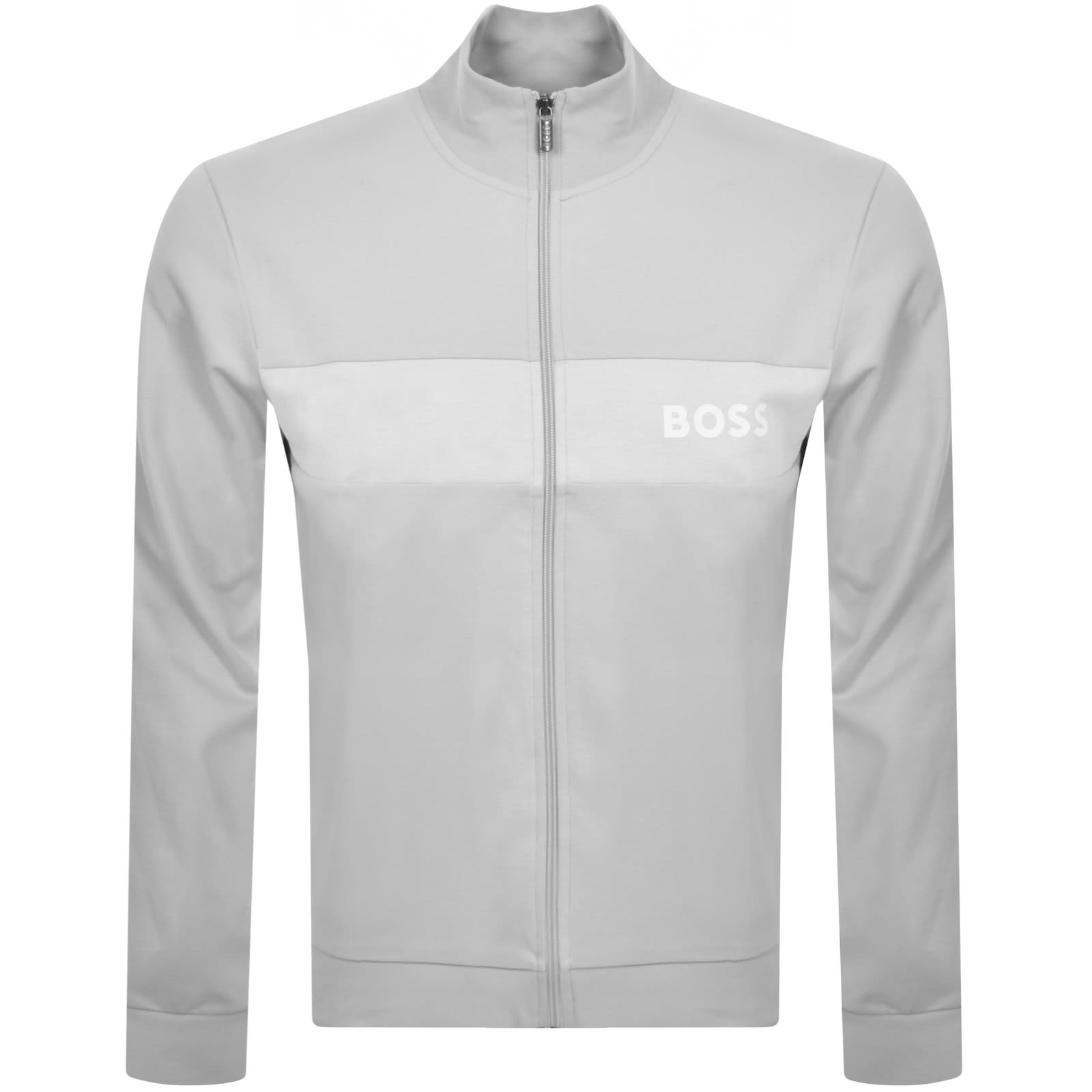 BOSS Full Zip Sweatshirt Grey | Mainline Menswear United States