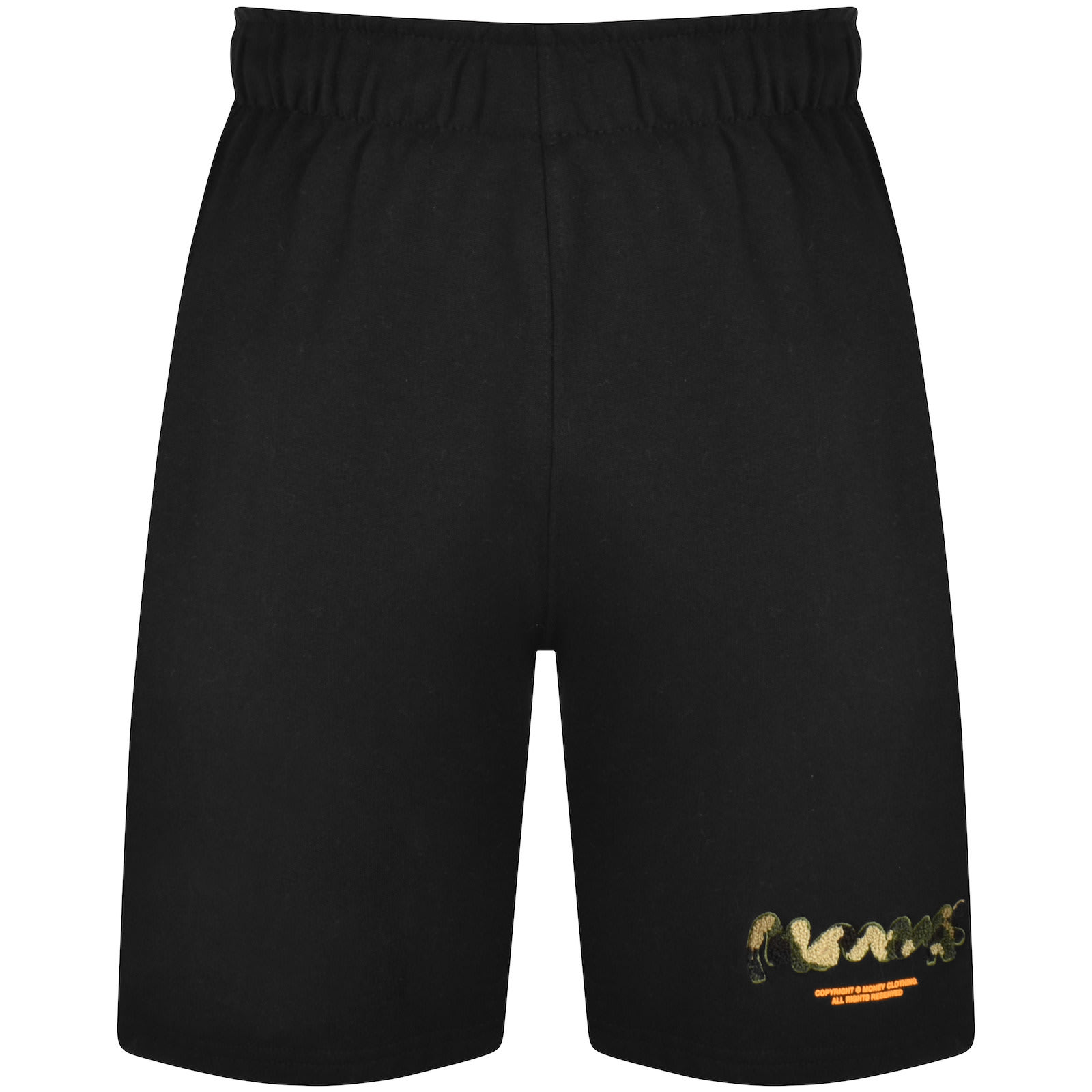 Money Camo Chop Shorts Black | Mainline Menswear United States