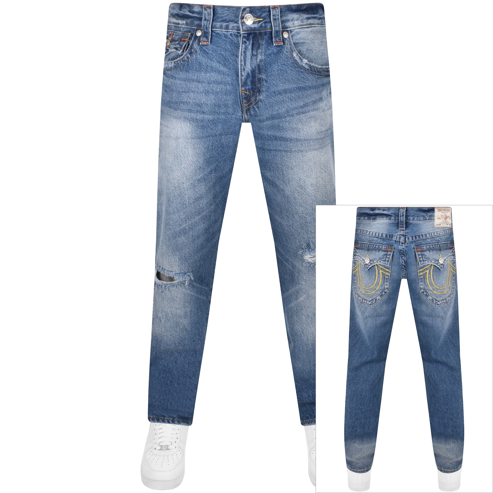 True Religion Ricky Jeans Blue | Mainline Menswear