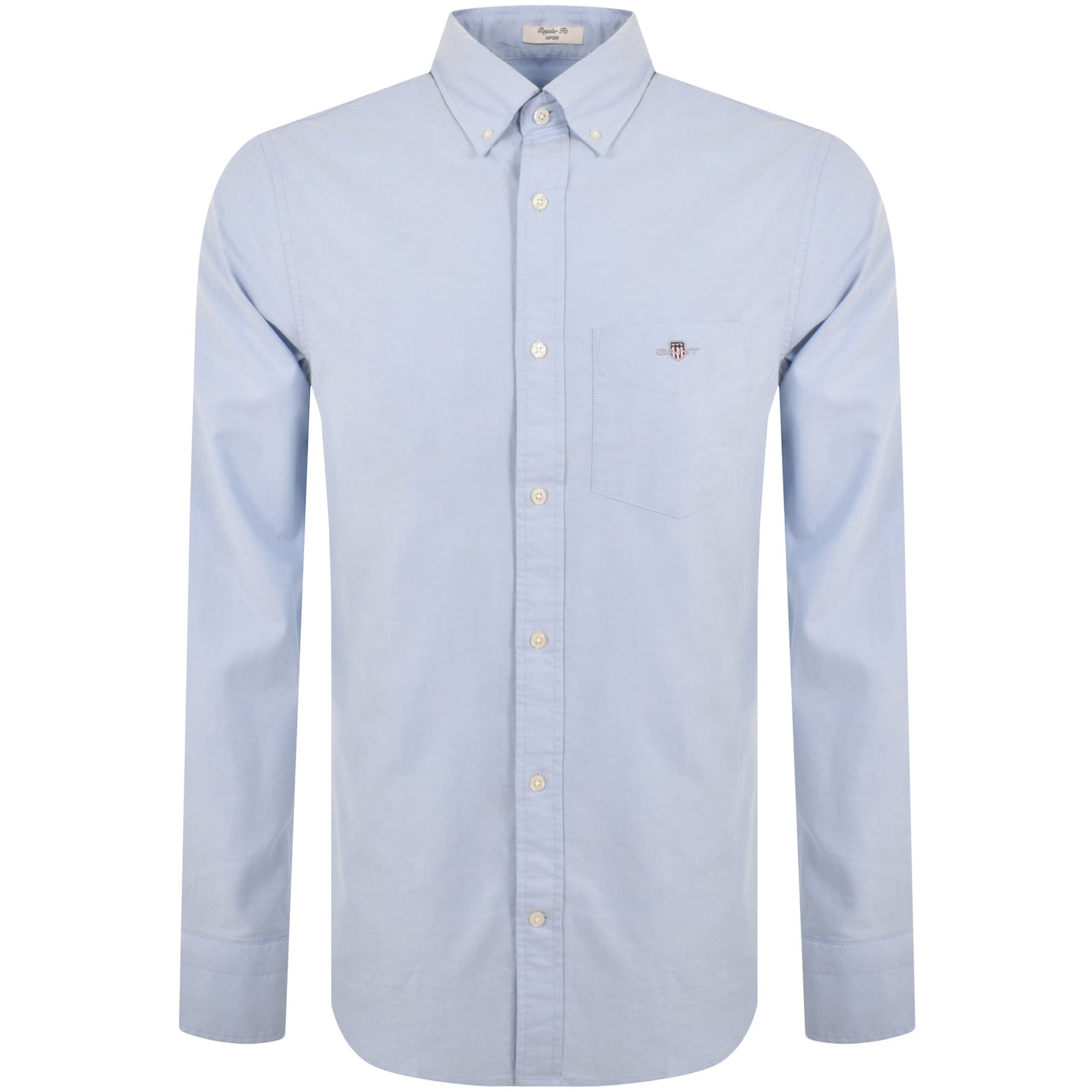 Gant Oxford Long Sleeved Shirt Blue | Mainline Menswear United States