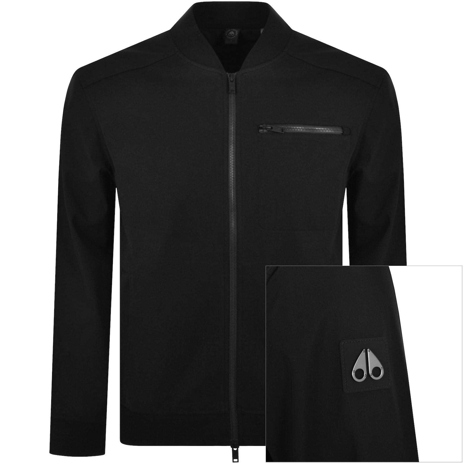 Moose Knuckles Perido Bomber Jacket Black | Mainline Menswear United States