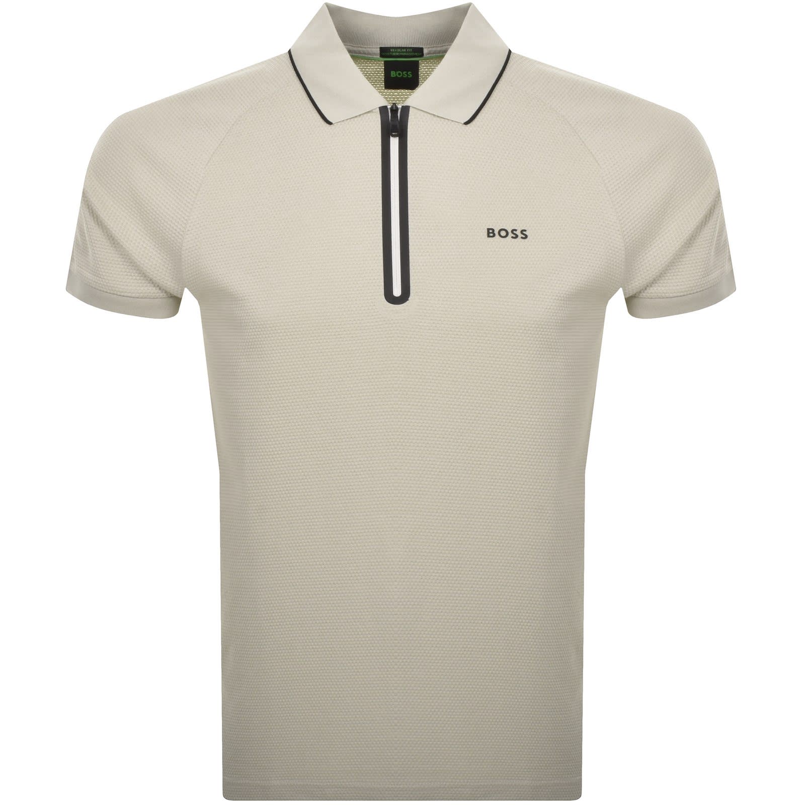 BOSS Philix Polo T Shirt Beige | Mainline Menswear United States