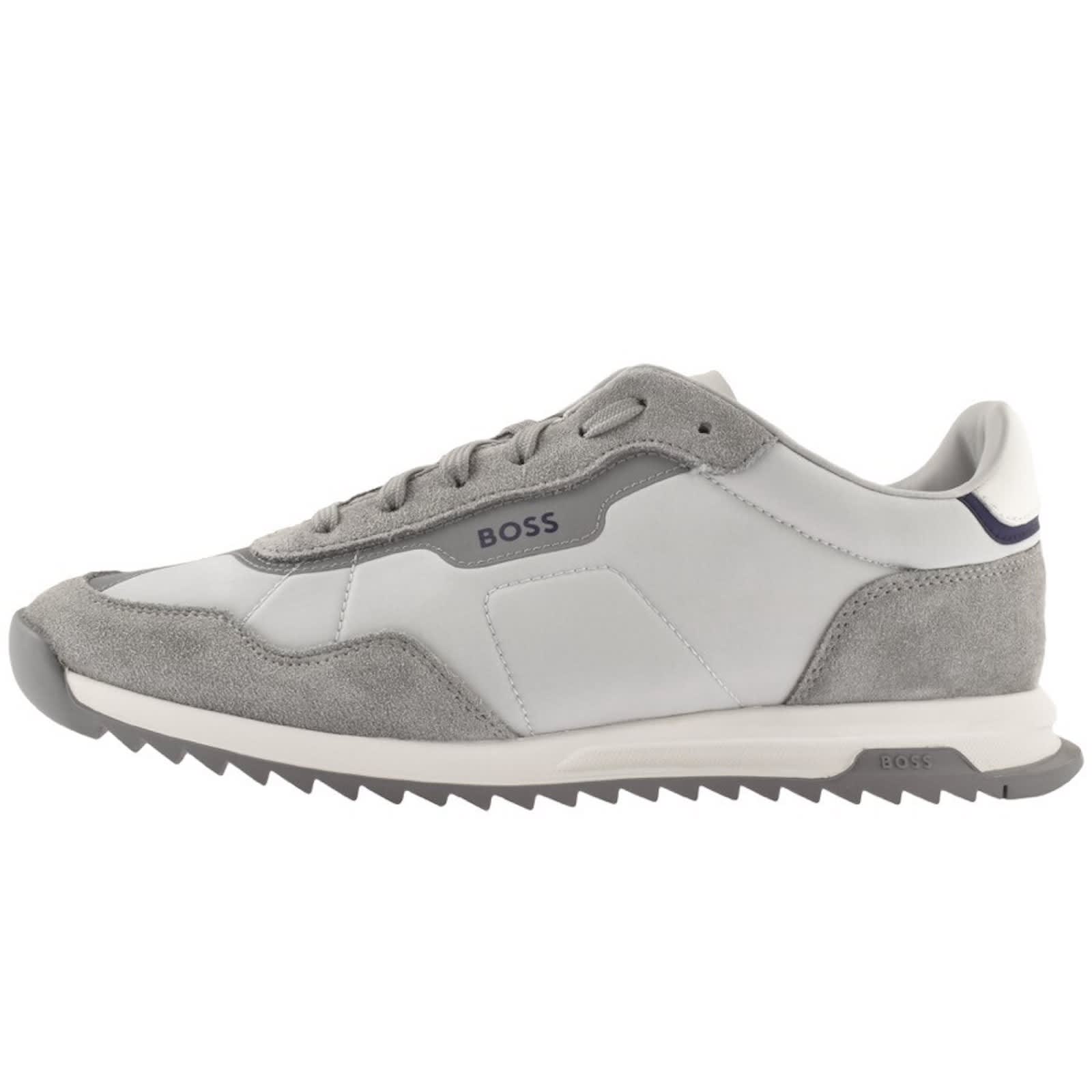 BOSS Zayn Lowp Trainers Grey | Mainline Menswear
