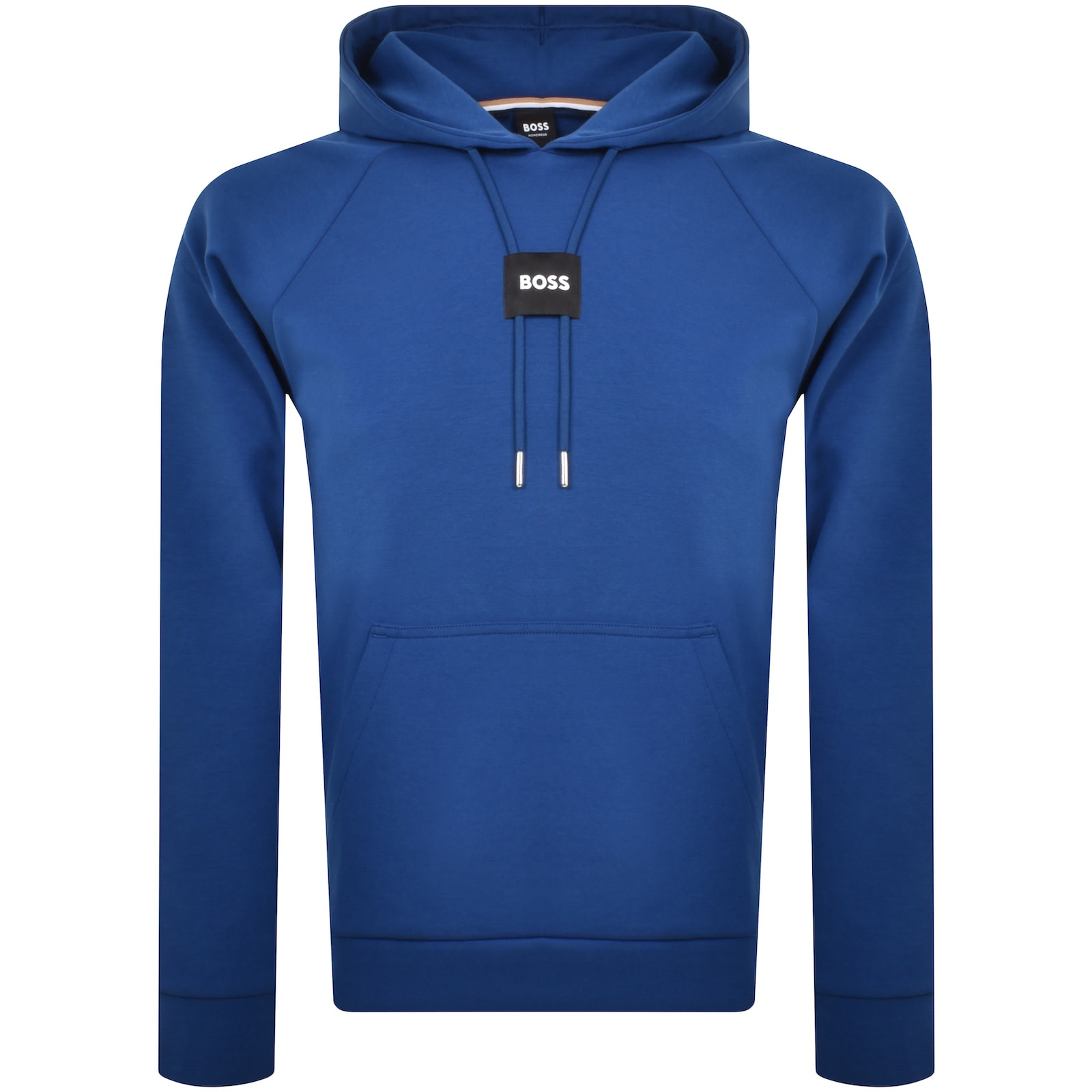 BOSS Emblem Hoodie Blue | Mainline Menswear United States