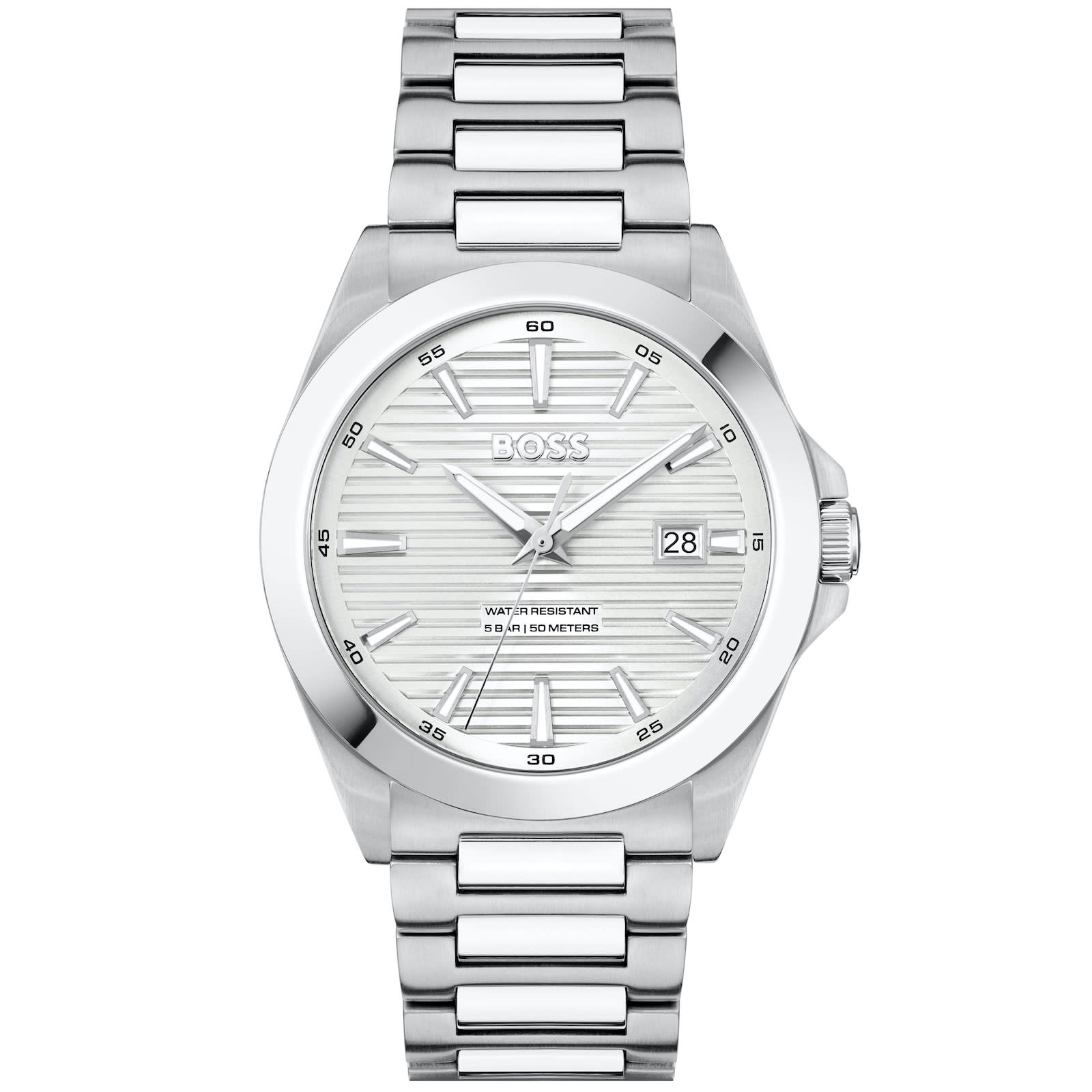 BOSS Strike Watch Silver | Mainline Menswear