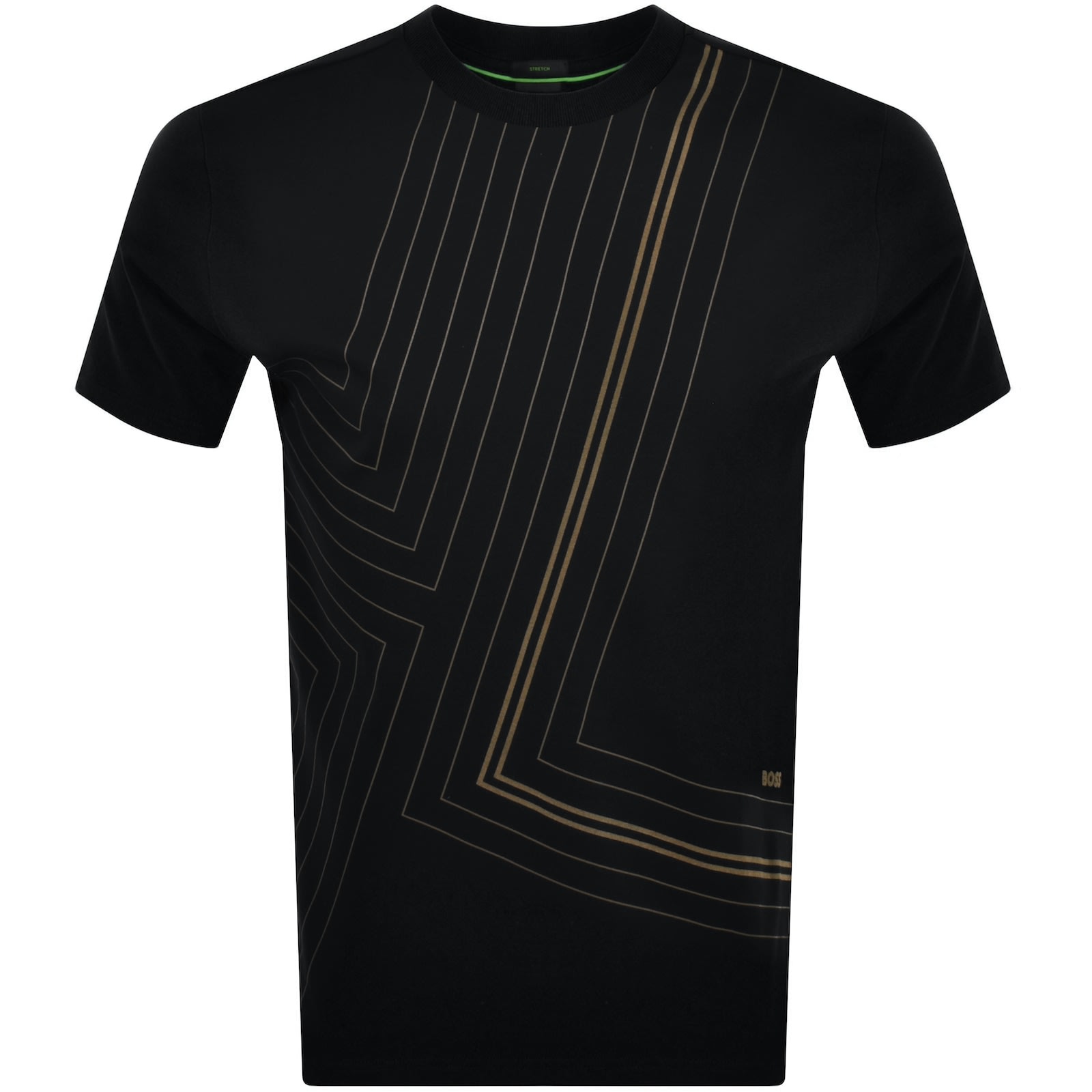 BOSS Tee 7 Luxury Cotton T Shirt Black | Mainline Menswear United States