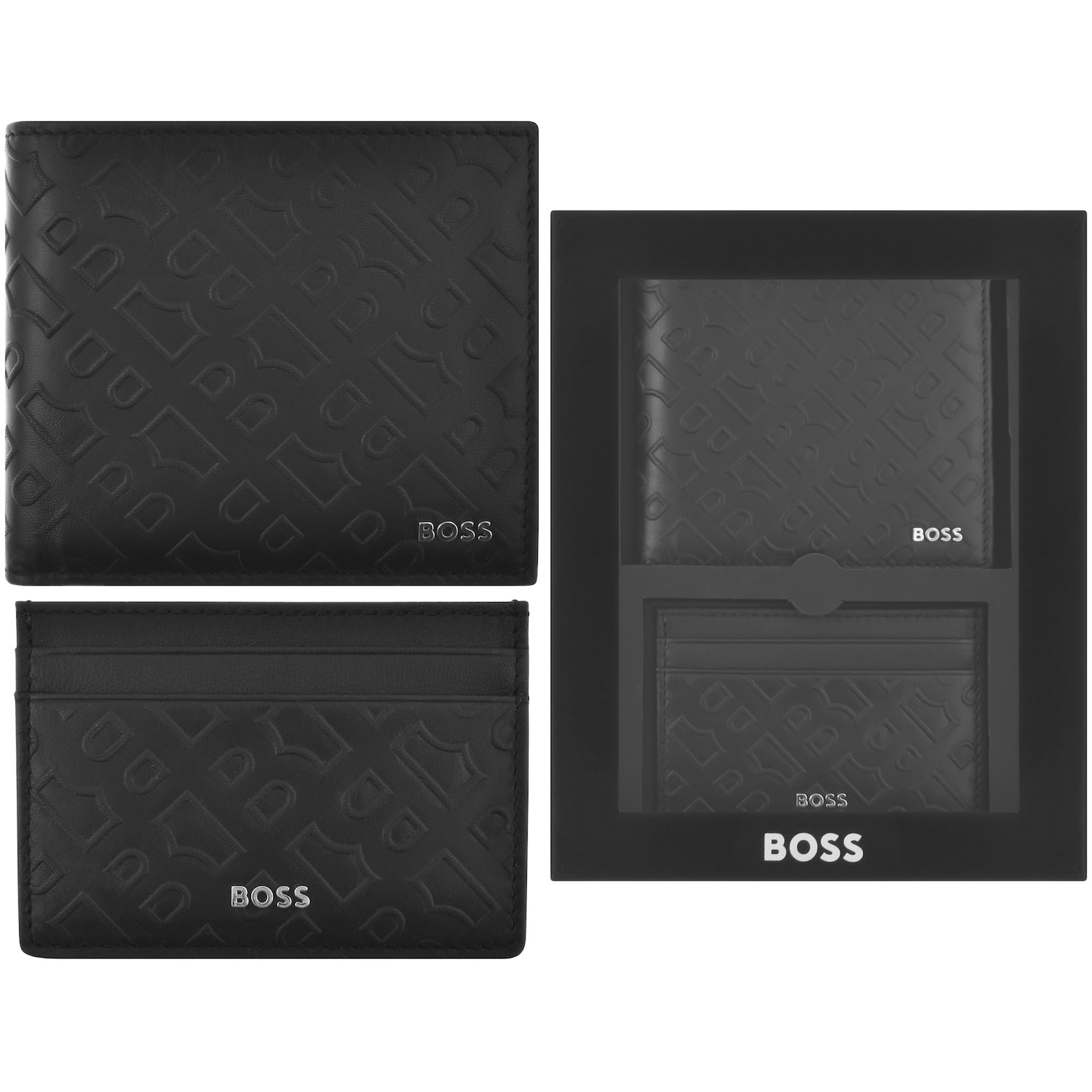 BOSS Azizona Wallet Gift Set Black | Mainline Menswear United States
