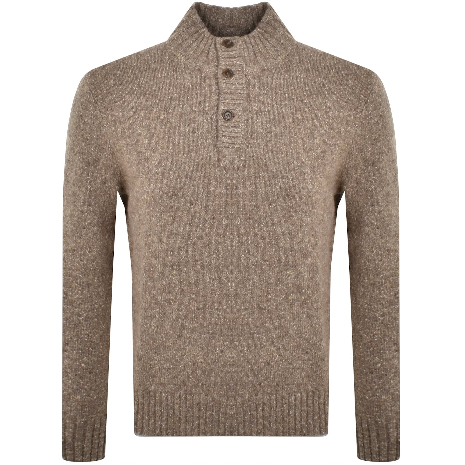 Ralph Lauren Knit Jumper Brown | Mainline Menswear Australia