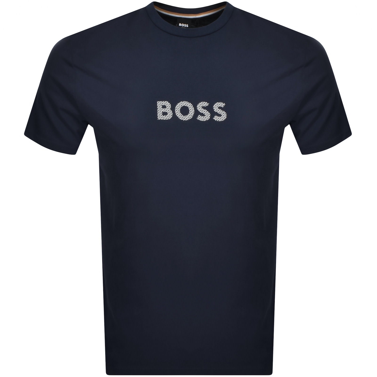 BOSS Logo T Shirt Navy | Mainline Menswear