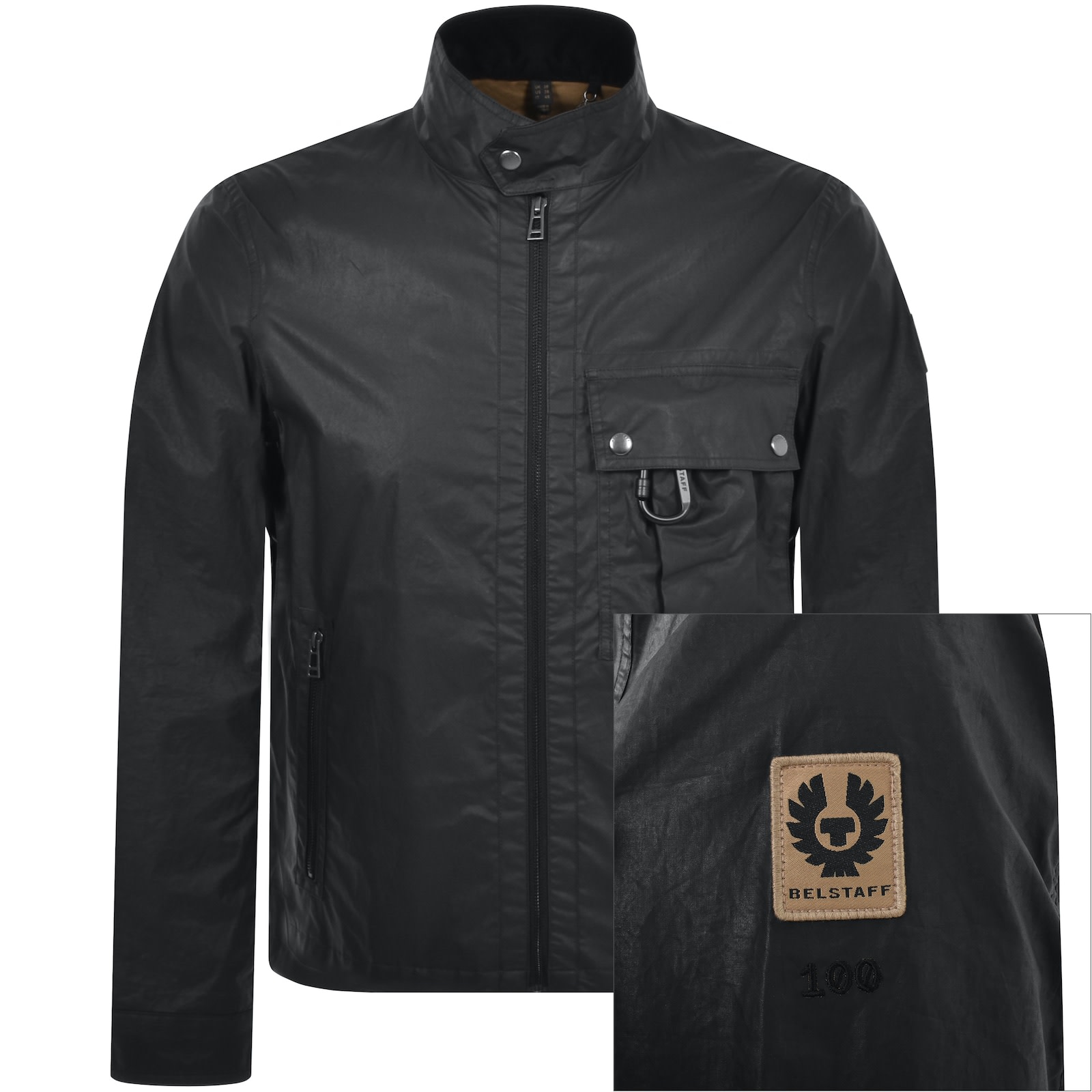 Belstaff Centenery Racer Jacket Black | Mainline Menswear Denmark
