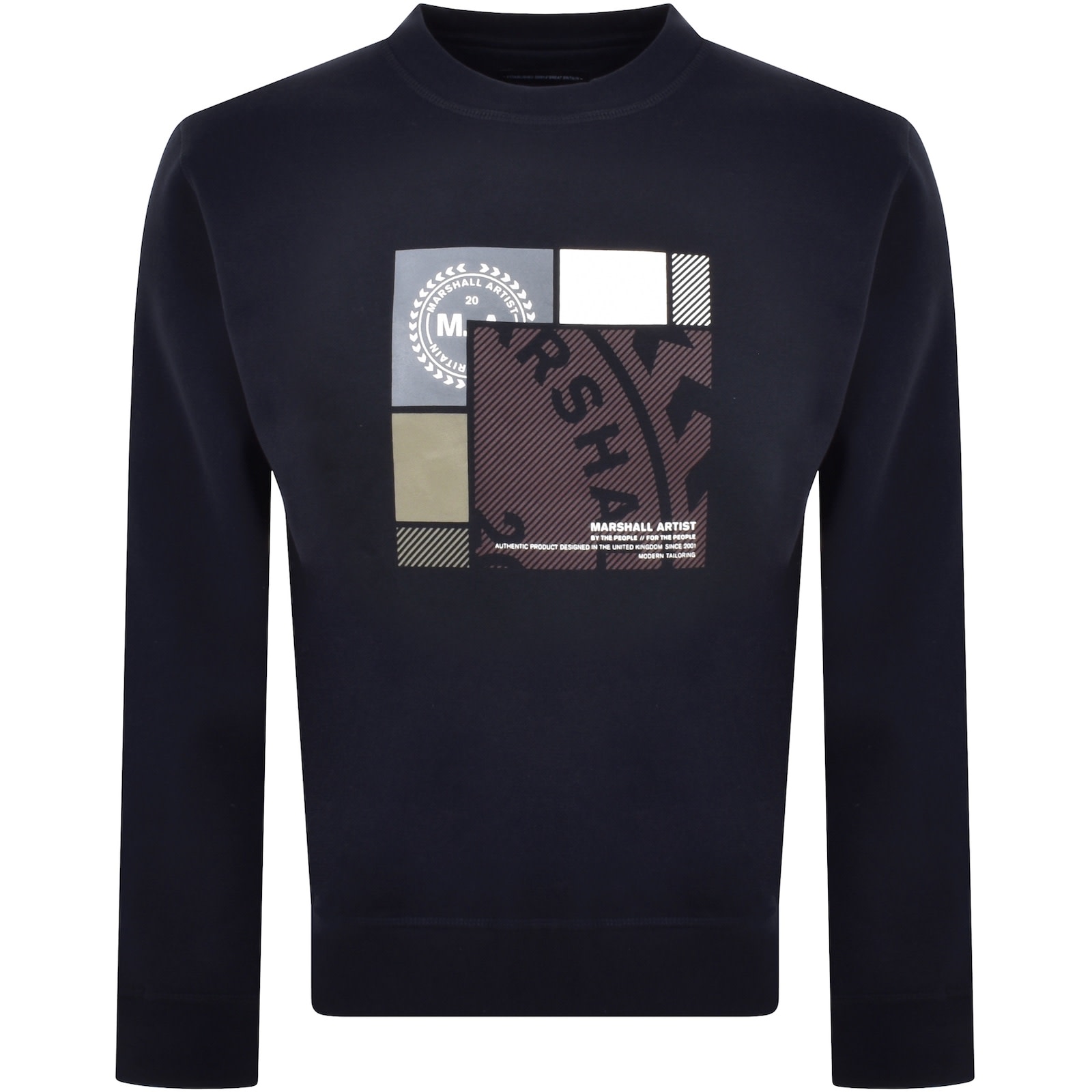 Marshall Artist Pezzi Sweatshirt Navy | Mainline Menswear United States