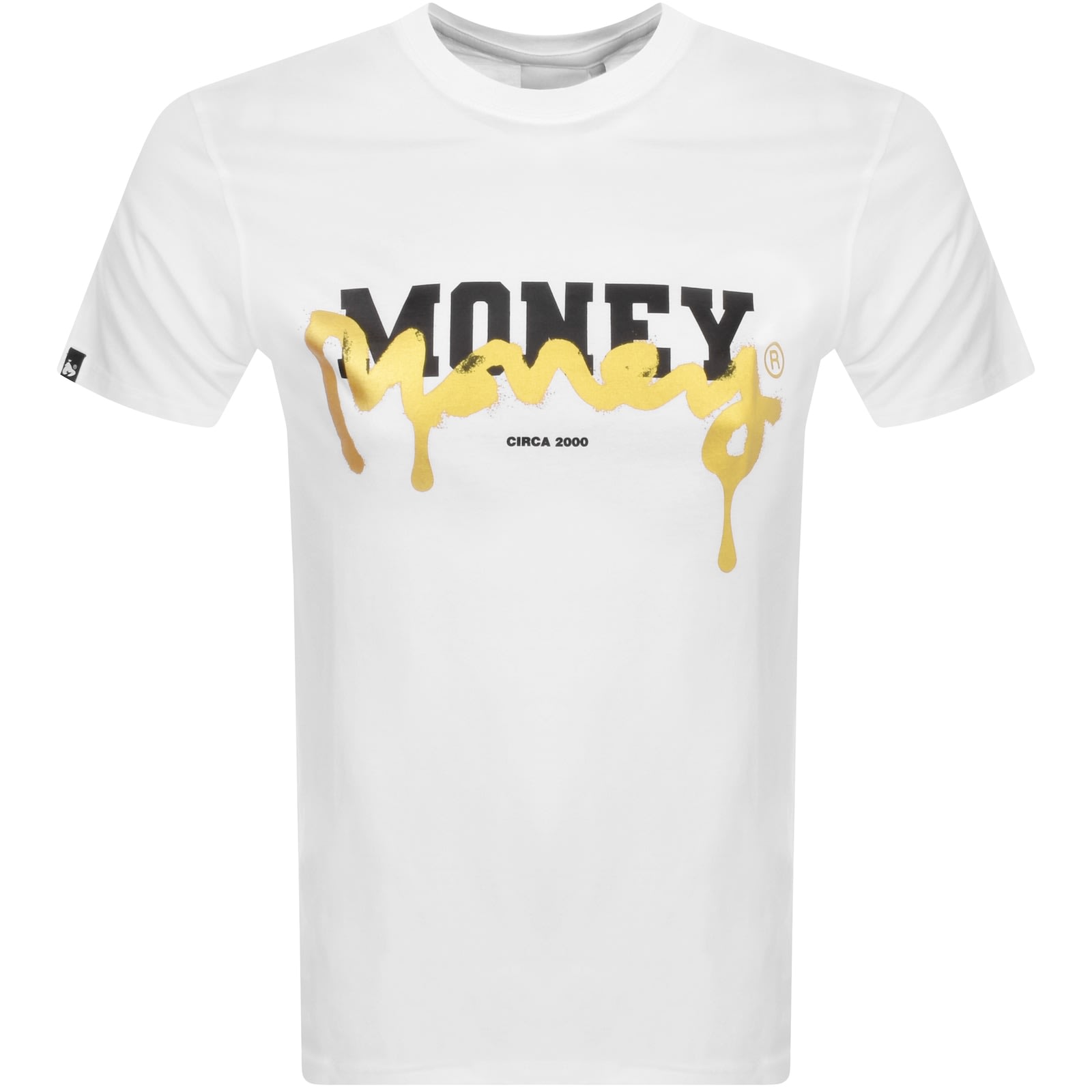 Money Defaced Logo T Shirt White | Mainline Menswear United States