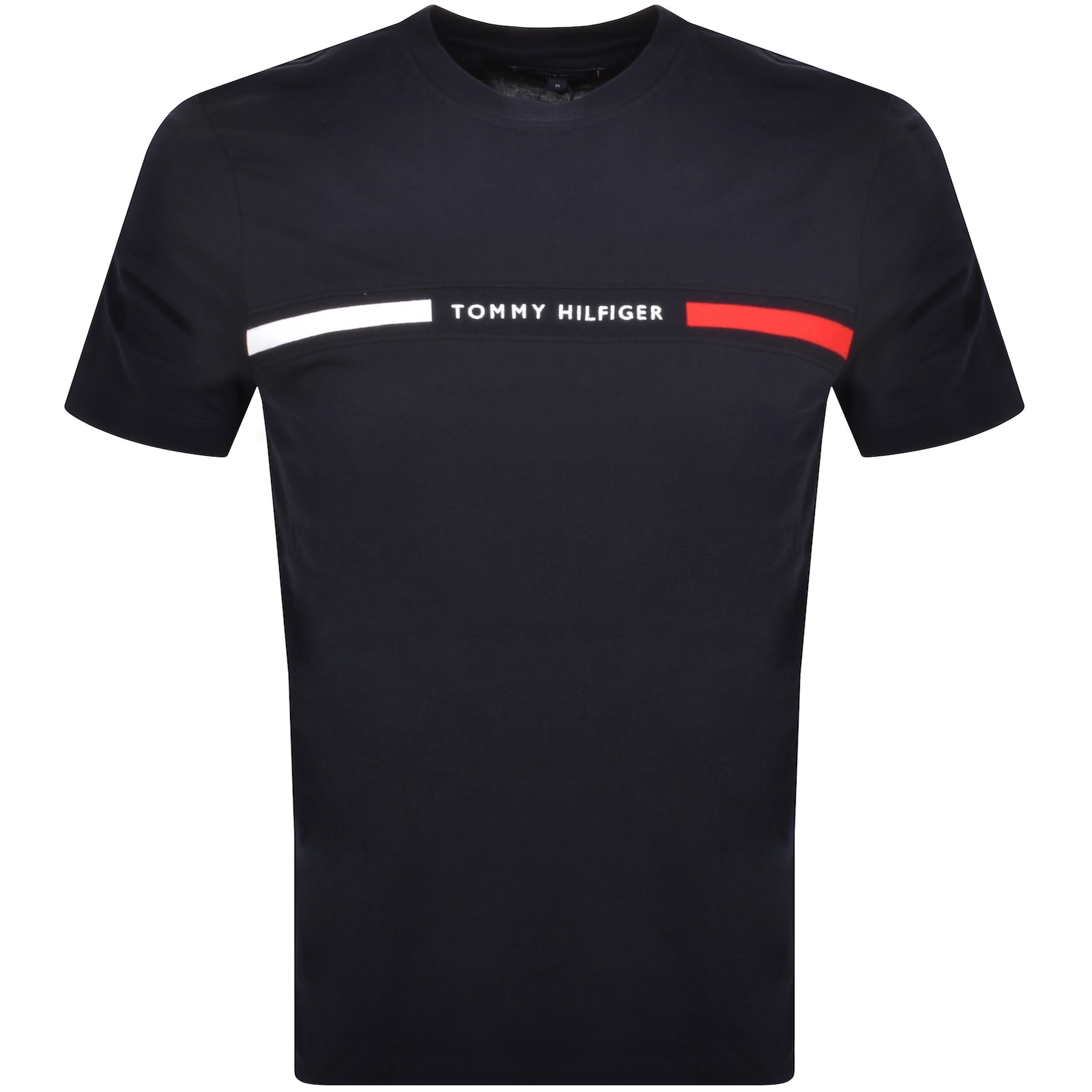 Tommy Hilfiger Logo T Shirt Navy | Mainline Menswear