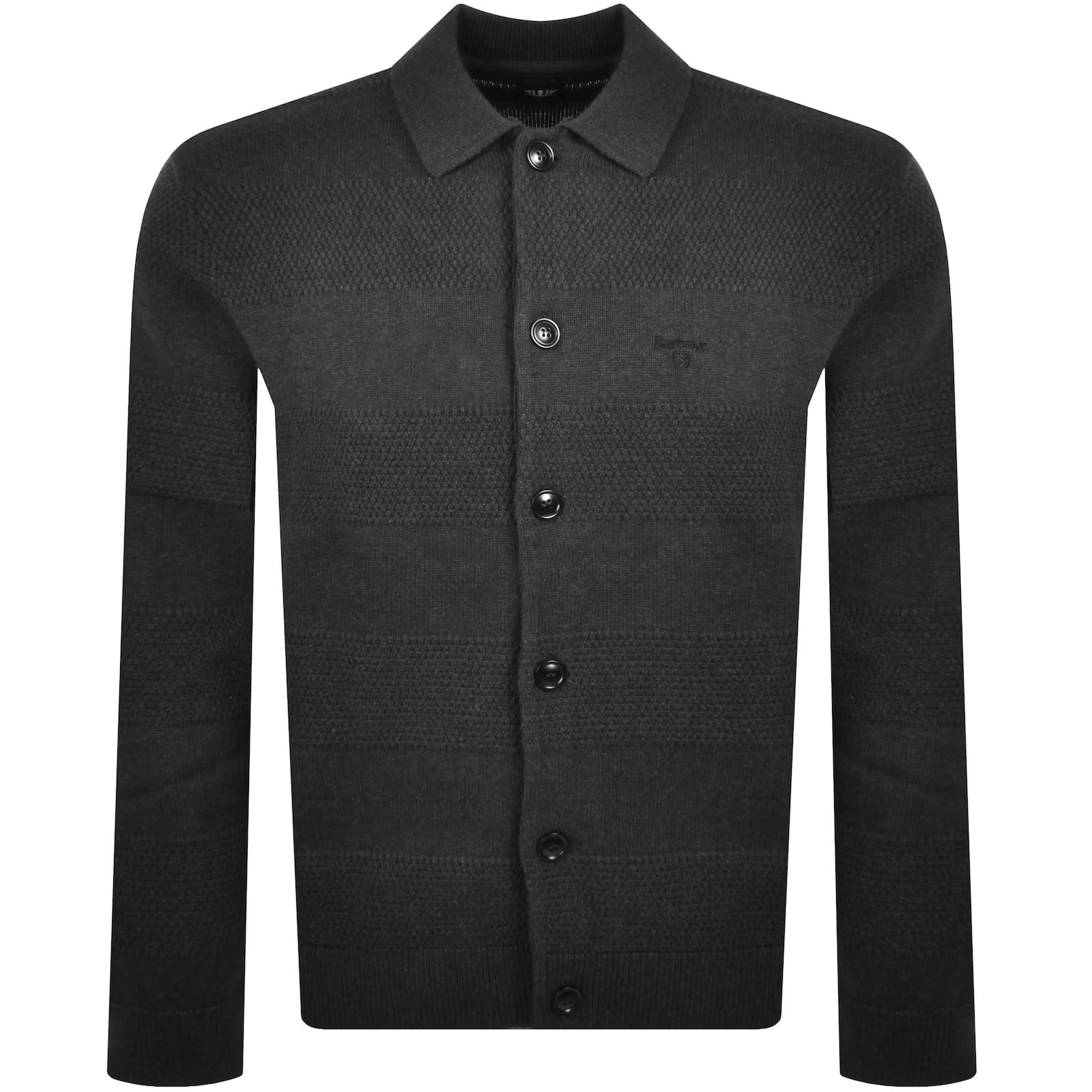 Barbour Filley Knit Cardigan Black | Mainline Menswear United States