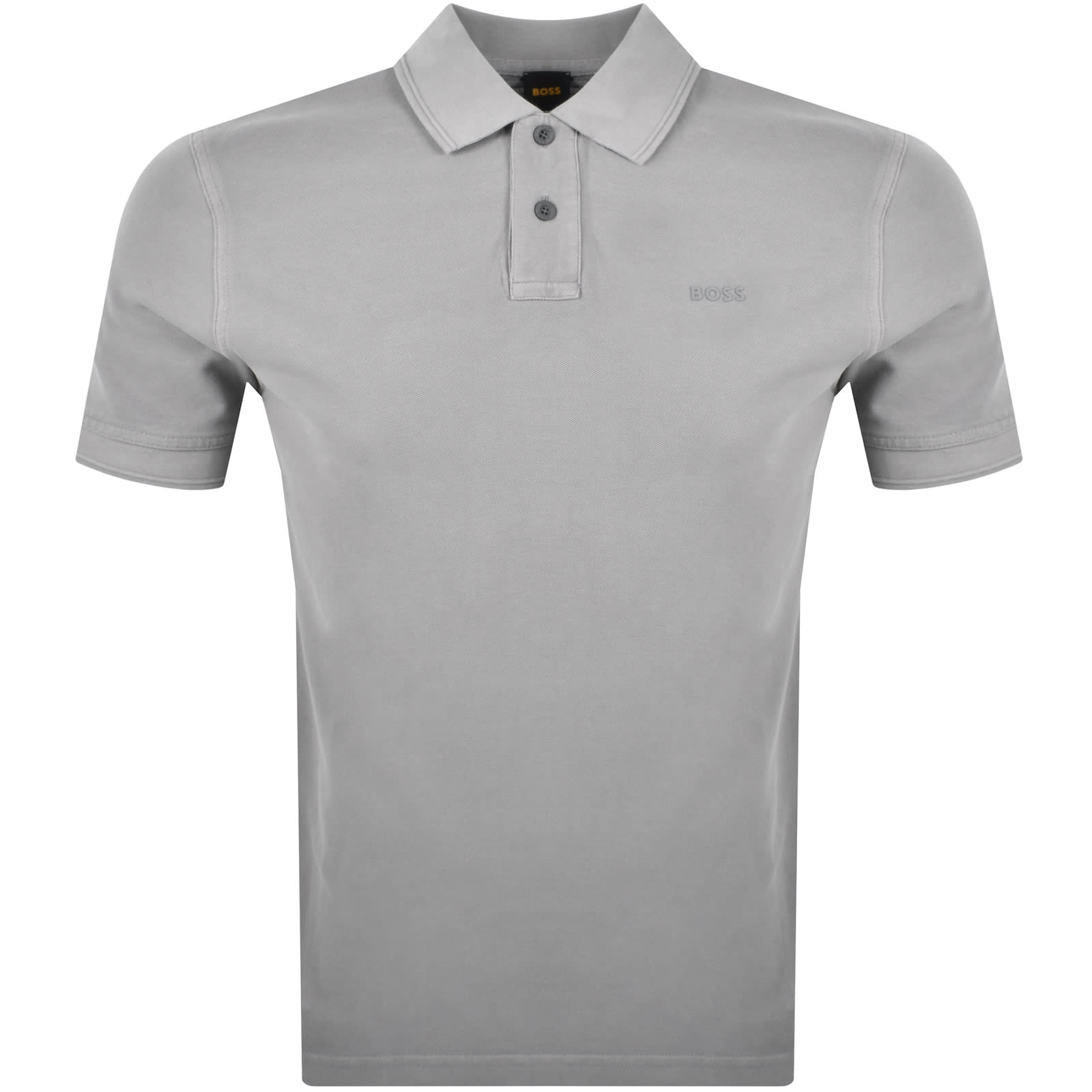 BOSS Prime Polo T Shirt Grey | Mainline Menswear United States
