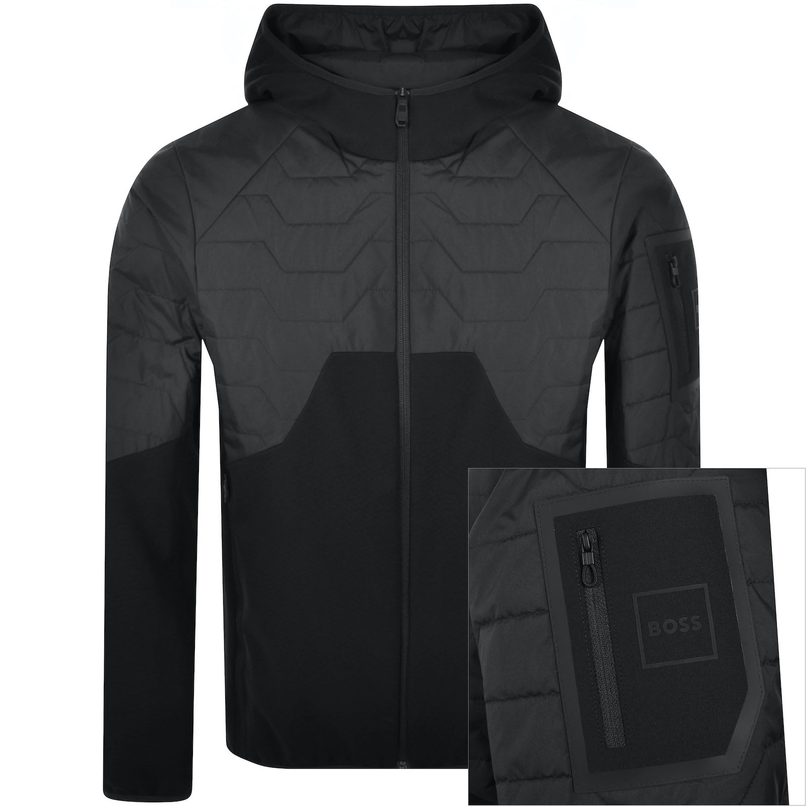 BOSS J Wilder Jacket Black | Mainline Menswear United States