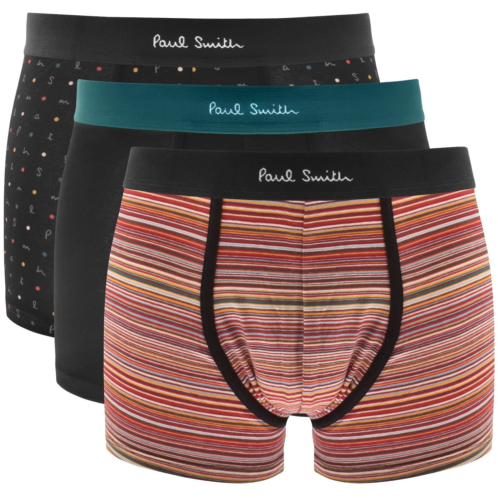 Paul Smith 3 Pack Trunks Black | Mainline Menswear