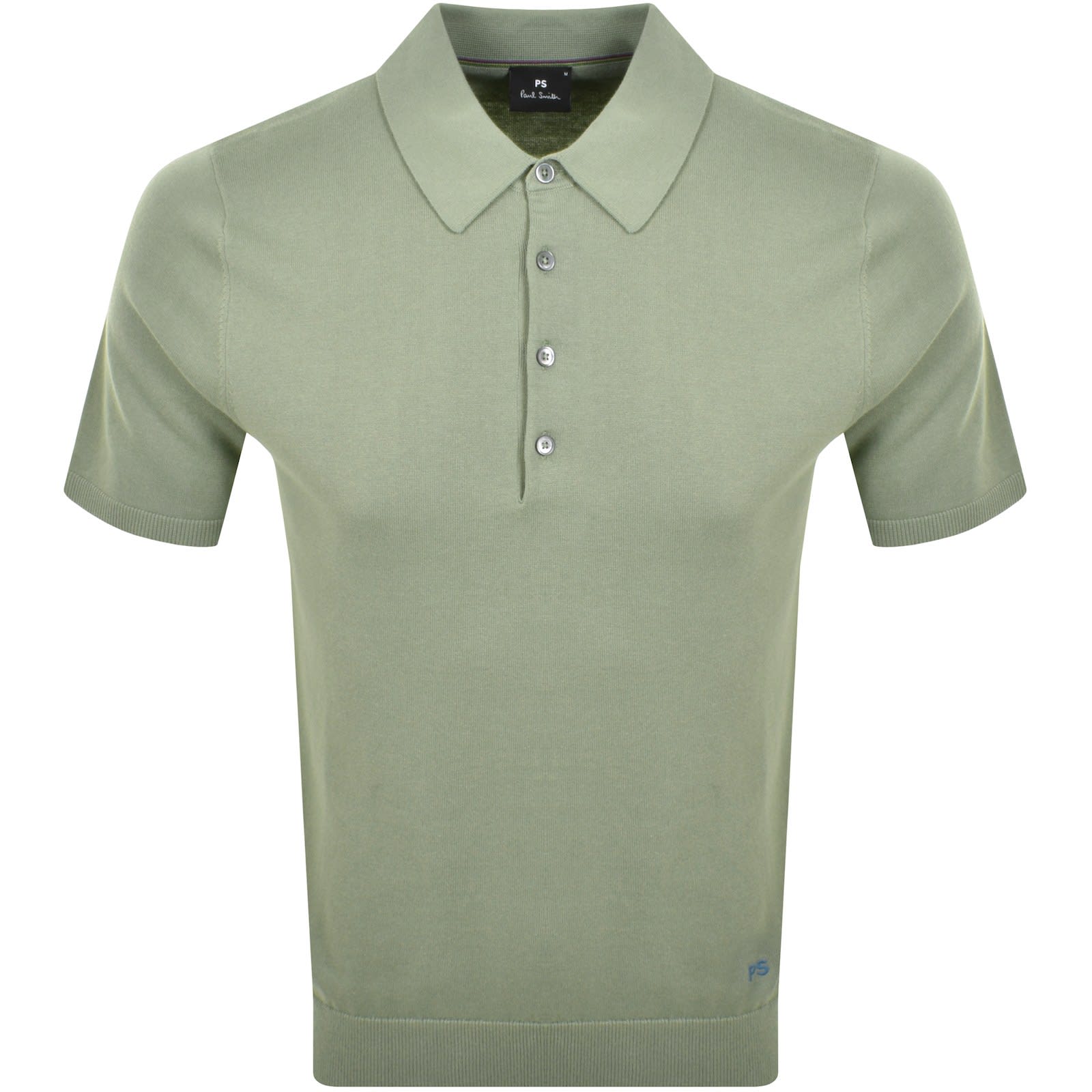 Paul Smith Knit Polo T Shirt Green | Mainline Menswear