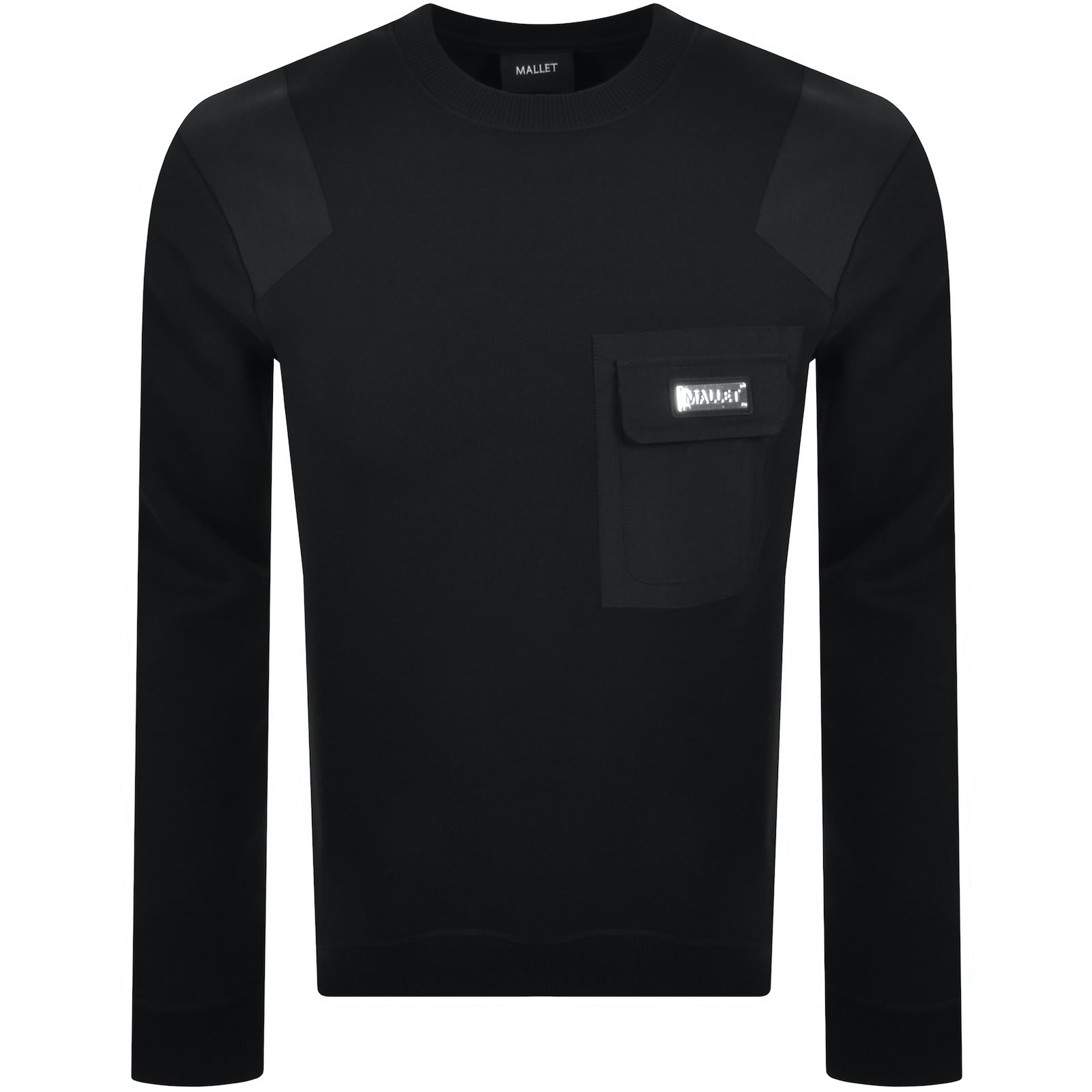Mallet Nylon Patch Sweatshirt Black | Mainline Menswear United States