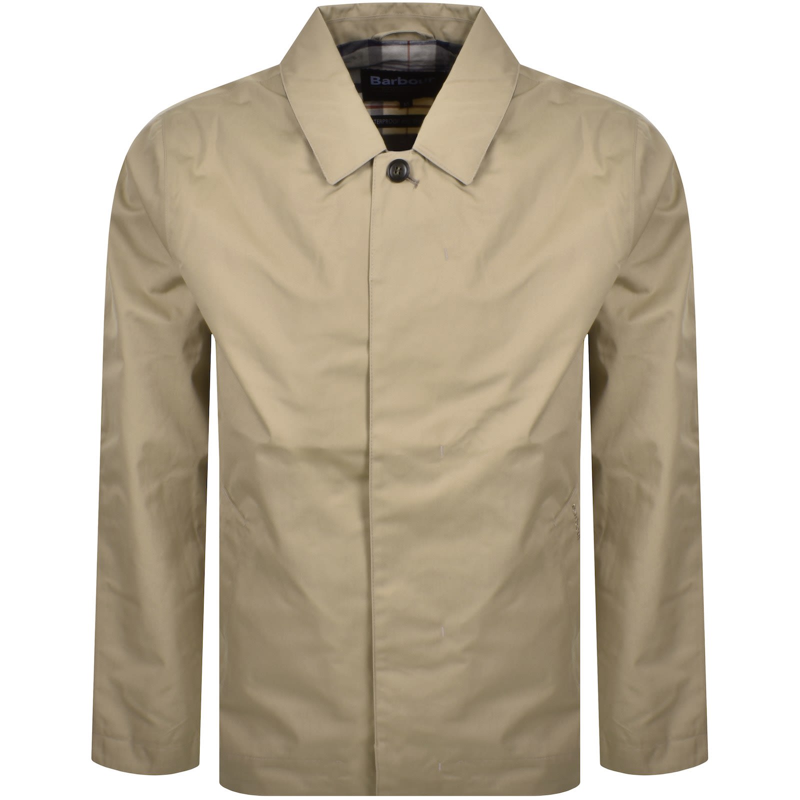 Barbour Short Rokig Waterproof Jacket Beige | Mainline Menswear